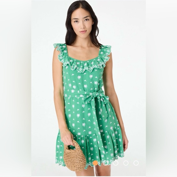 Roller Rabbit | Dresses | Roller Rabbit Green Isota Embroidery Kari ...
